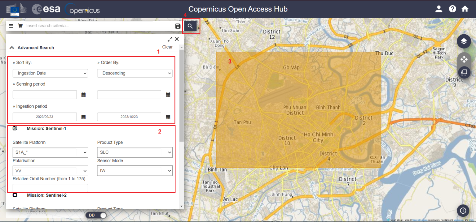 Hướng dẫn tải ảnh viễn thám miễn phí – Phần 2: Copernicus Open Access ...